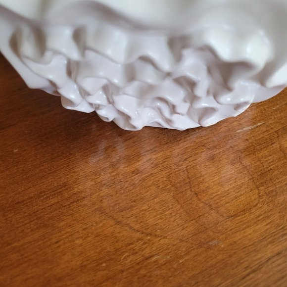 Relpo | Accents | Vintage 95 Ceramic Relpo Planter Girl With Ruffled ...